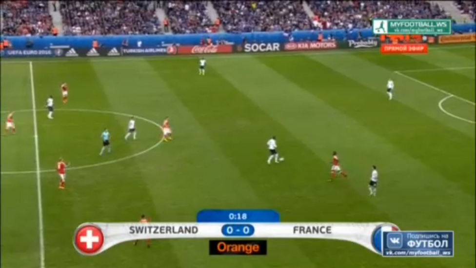 Швейцария - Франция 0:0 видео