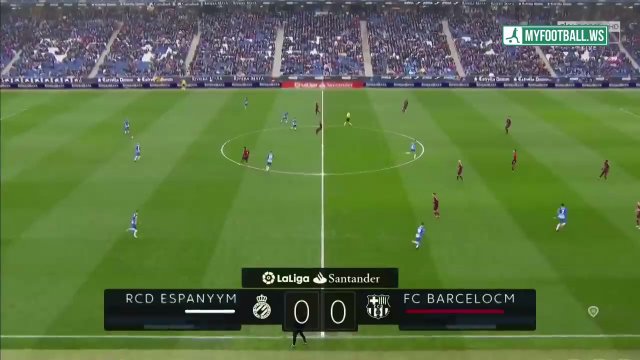 Эспаньол - Барселона 1:1 видео