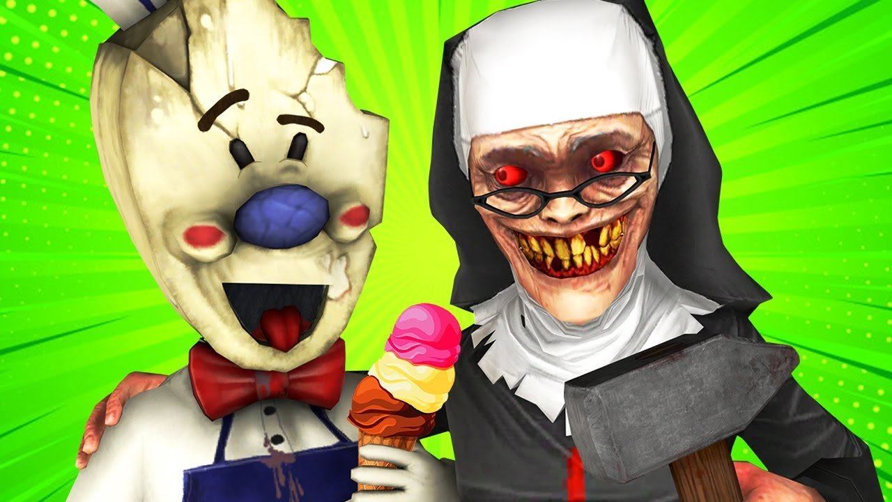 Мороженщик VS Злая Монахиня (Секретная Концовка Пародия Ice Scream 3 Evil  Nun Хоррор 3D Анимация) - видео на Вокруг.ТВ.