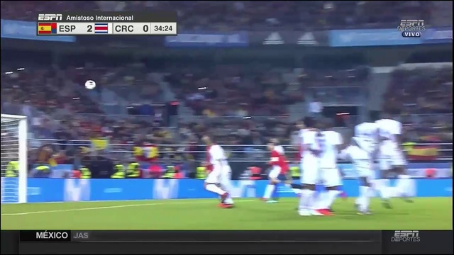 Испания - Коста-Рика 5:0 видео