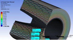 Моделирование теплообмена в Ansys