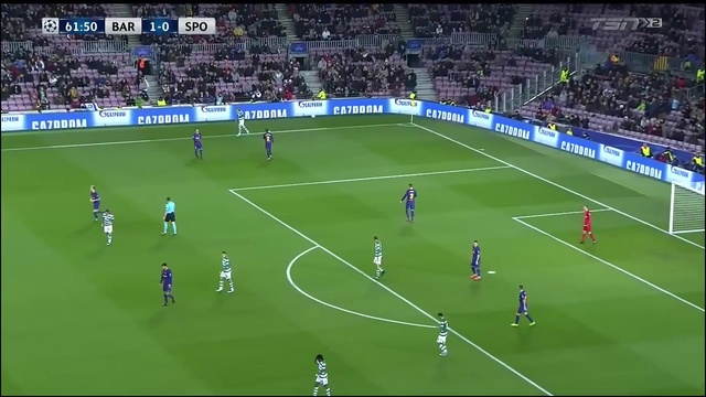 Барселона - Спортинг Лиссабон 2:0 видео