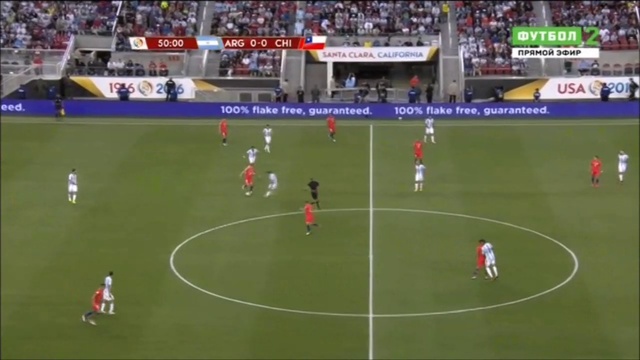Аргентина - Чили 2:1 видео