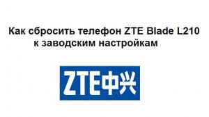 ZTE Blade L210