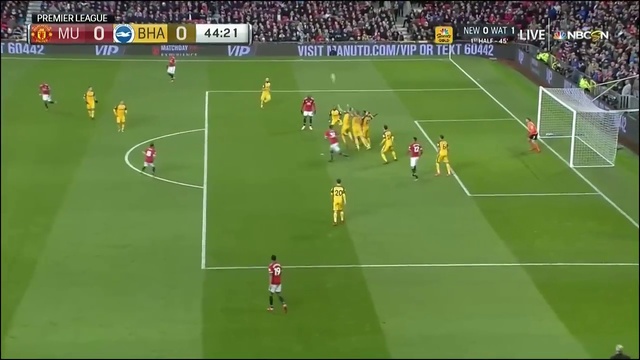 Манчестер Юнайтед - Брайтон энд Хоув Альбион 1:0 видео