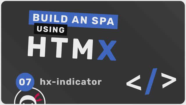 Build an ″SPA″ (single page application) with HTMX