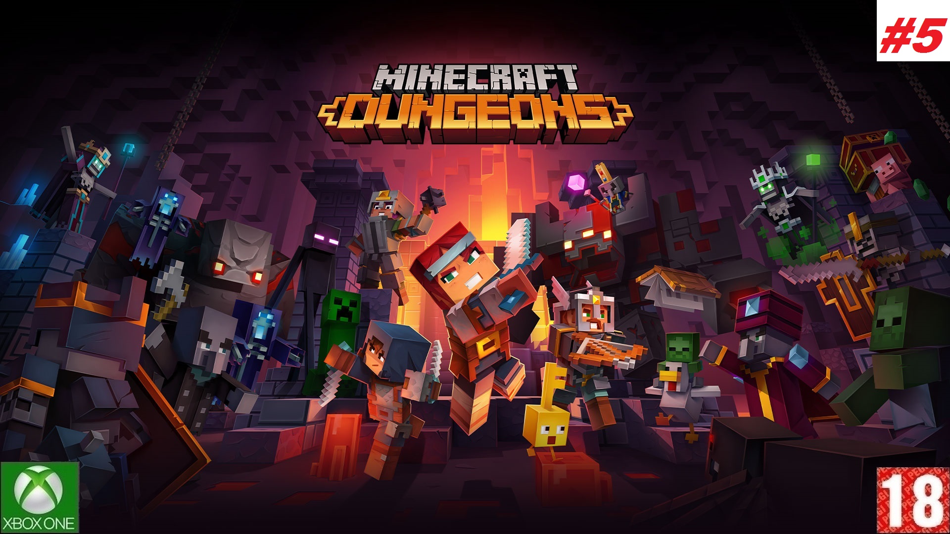 Minecraft Dungeons - Прохождение игр. (2020)(без комментариев)