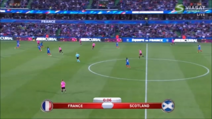 Франция - Шотландия 3:0 видео