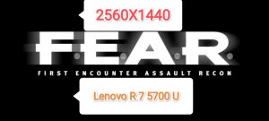 серия игр F. E. A. R. (Lenovo R 7 5700 U)