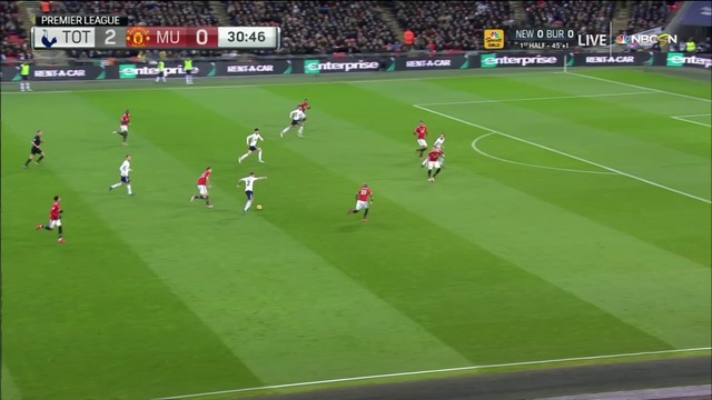 Тоттенхэм - Манчестер Юнайтед 2:0 видео