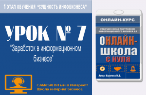 Рабочая схема построения информационного бизнеса в сети Интернет 2.0