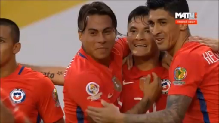 Колумбия - Чили 0:2 видео