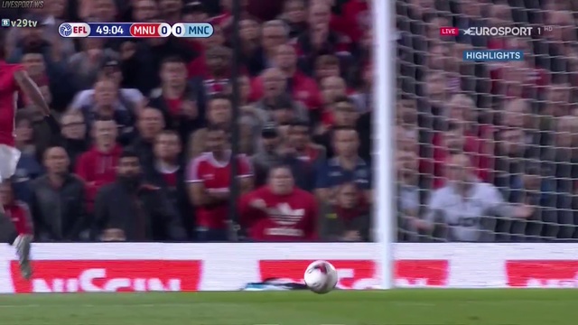 Манчестер Юнайтед - Манчестер Сити 1:0 видео