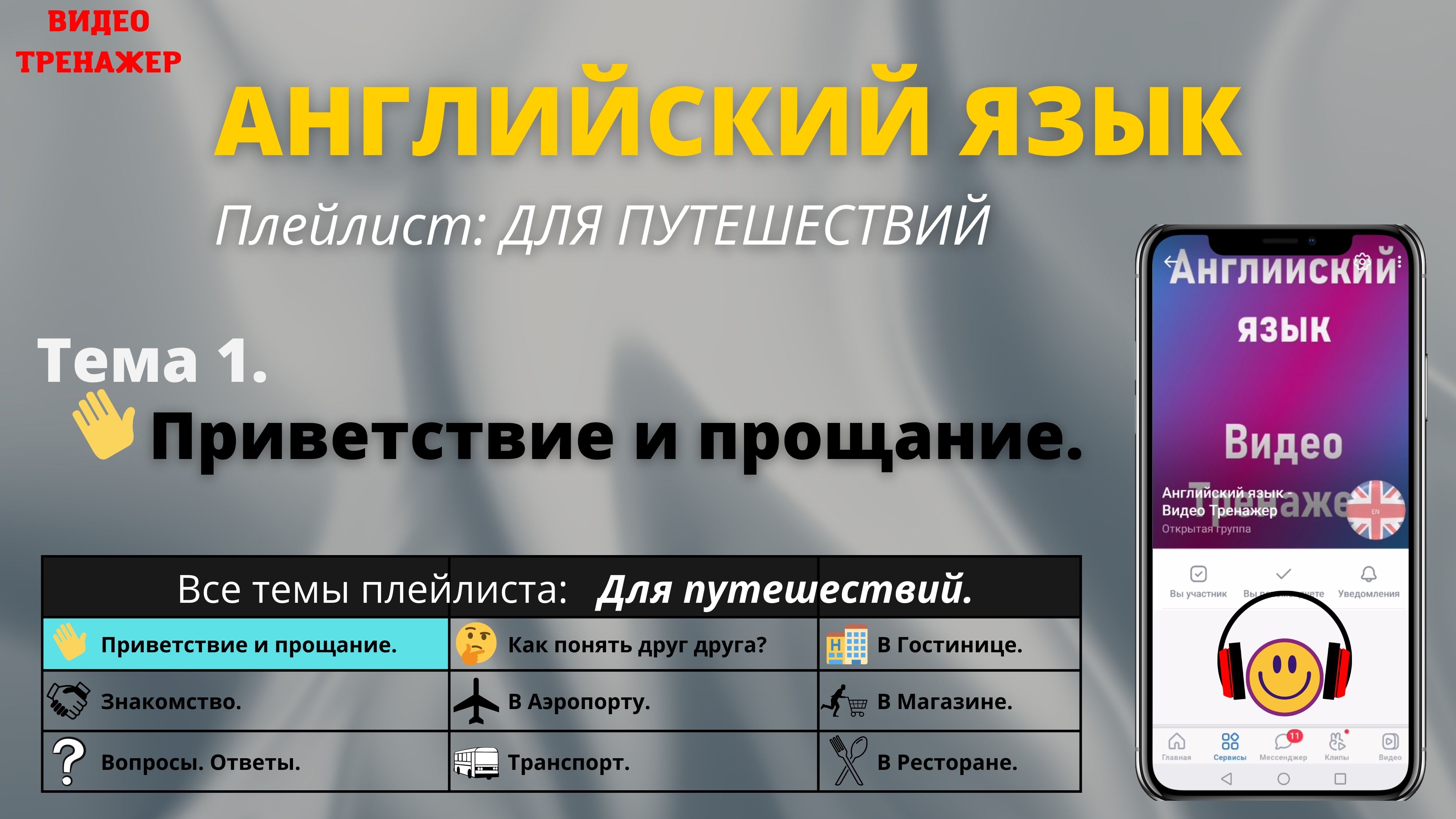 Английский язык для путешествий – смотреть онлайн все 8 видео от Английский  язык для путешествий в хорошем качестве на RUTUBE