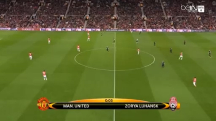 Манчестер Юнайтед - Заря 1:0 видео