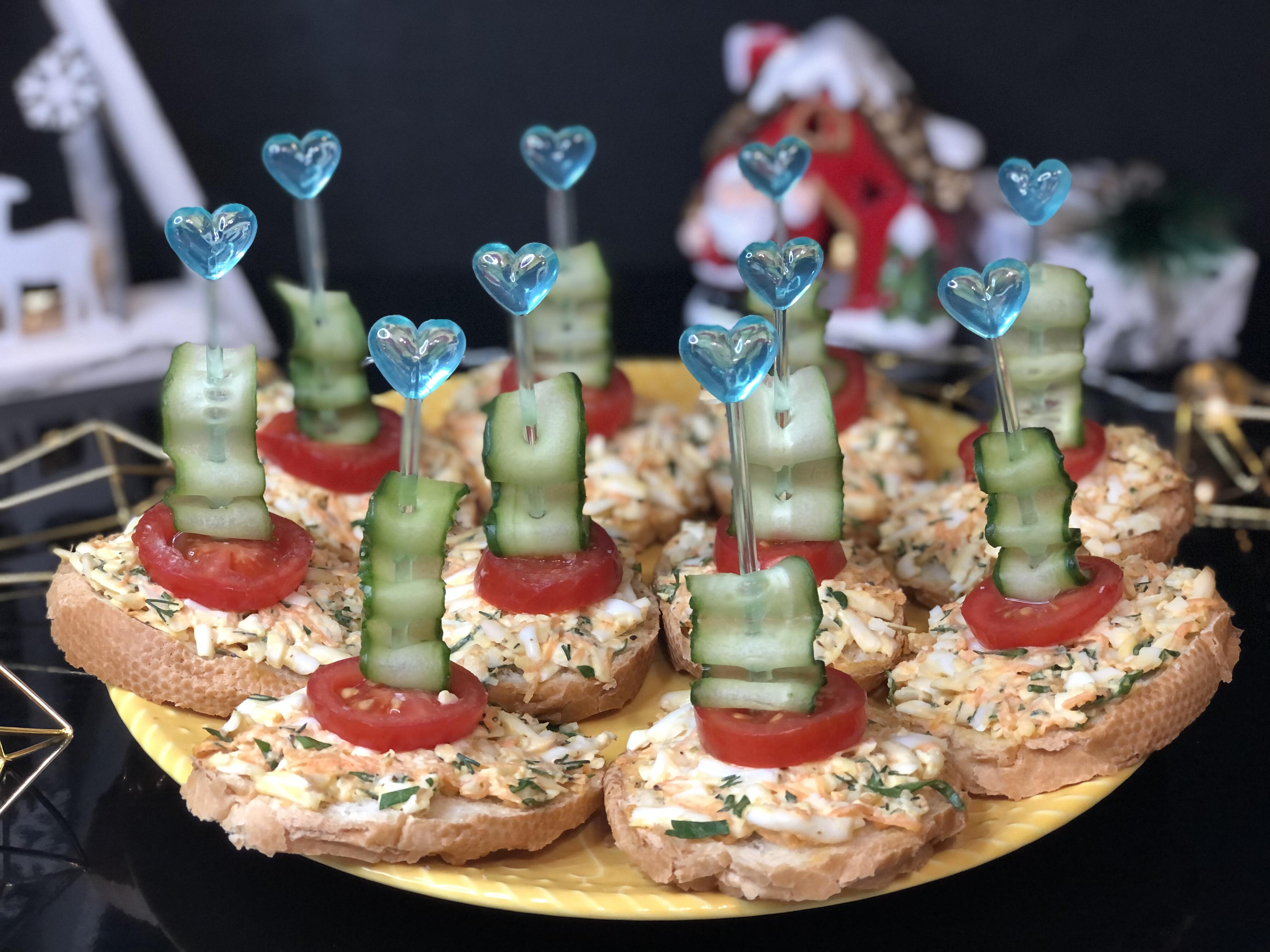 бутерброды на новогодний стол рецепты с фото
