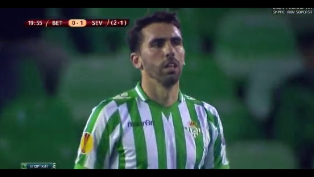 Video: 20' José Antonio Reyes Real Betis - Sevilla 0 - 1