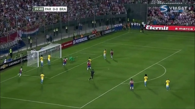 Парагвай - Бразилия 2:2 видео