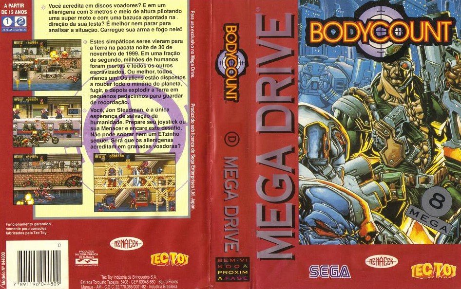 Sega Mega Drive 2 (Smd) 16-bit Body Count / Количество Тел Прохождение