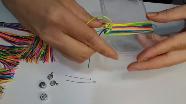 Шелковые нитки и нитки из вискозного шелка для сережек-кисточек