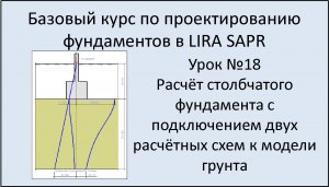 Фундаменты в LIRA SAPR