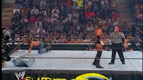 Wwewm Summerslam 2002 Shawn Michaels Vs Triple H Unsanctioned