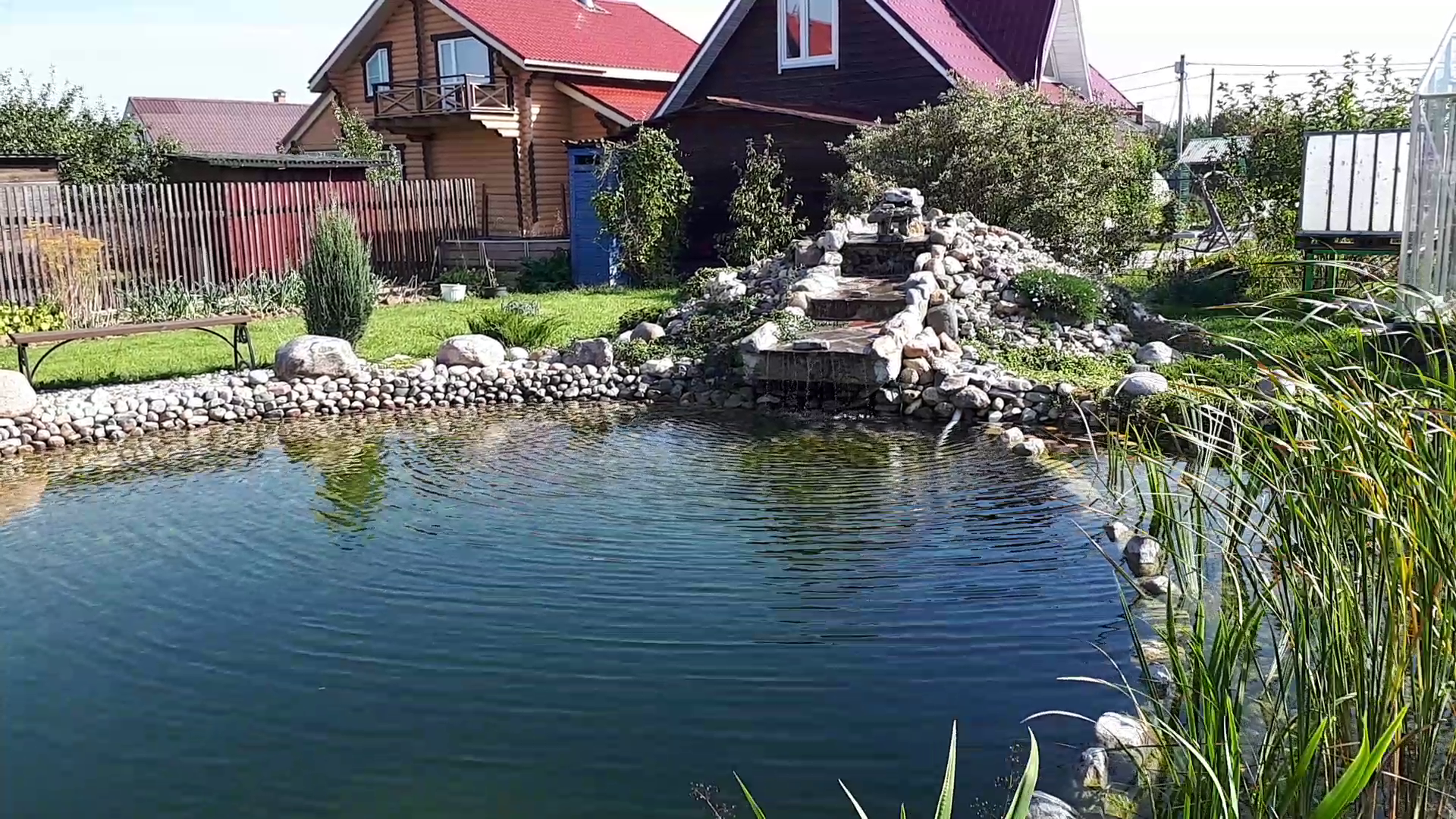 Глубоченский пруд и водопад Каменные губы (видео)