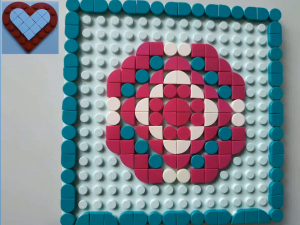 Цветы из конструктора Лего дот′с