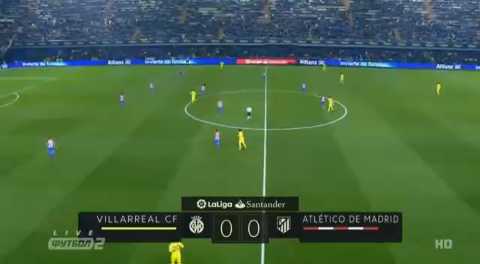 Вильярреал - Атлетико 3:0 видео