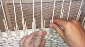 Плетение из бумажной лозы