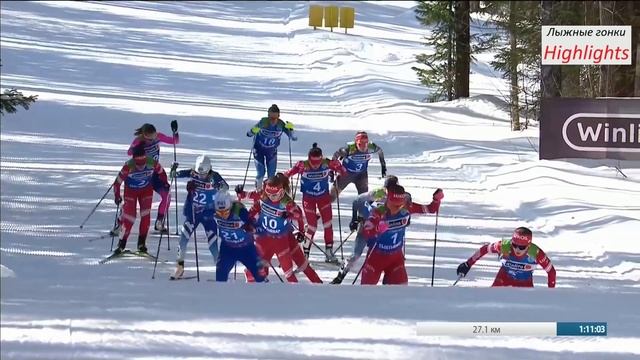 Лыжные гонки — видео