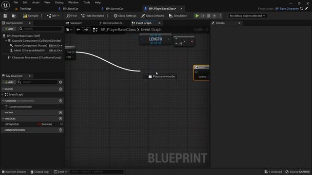 Unreal Engine 5 Blueprint, создание игры в стиле GTA