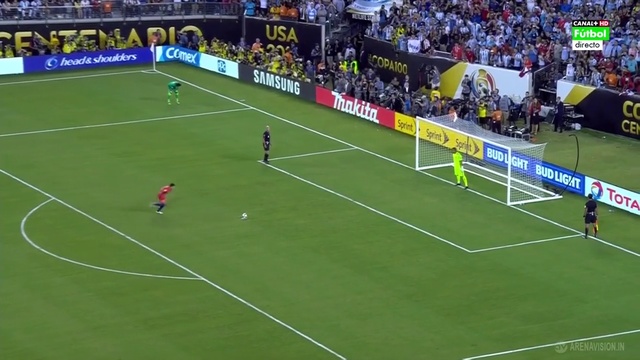 Аргентина - Чили 0:0 (пен. 2:4) видео