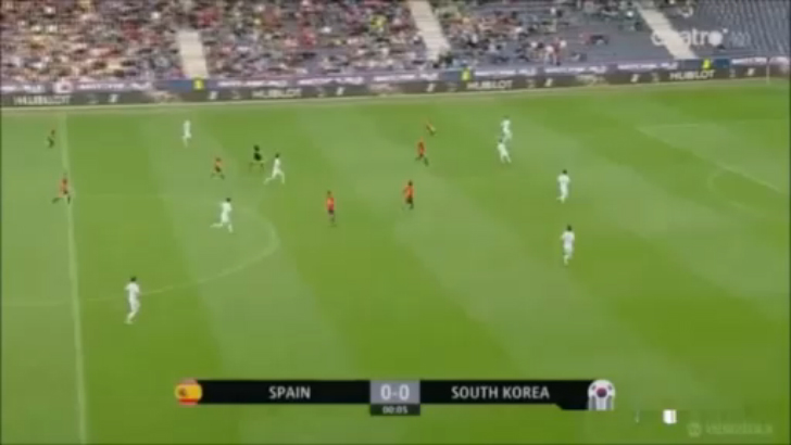 Испания - Корея 6:1 видео