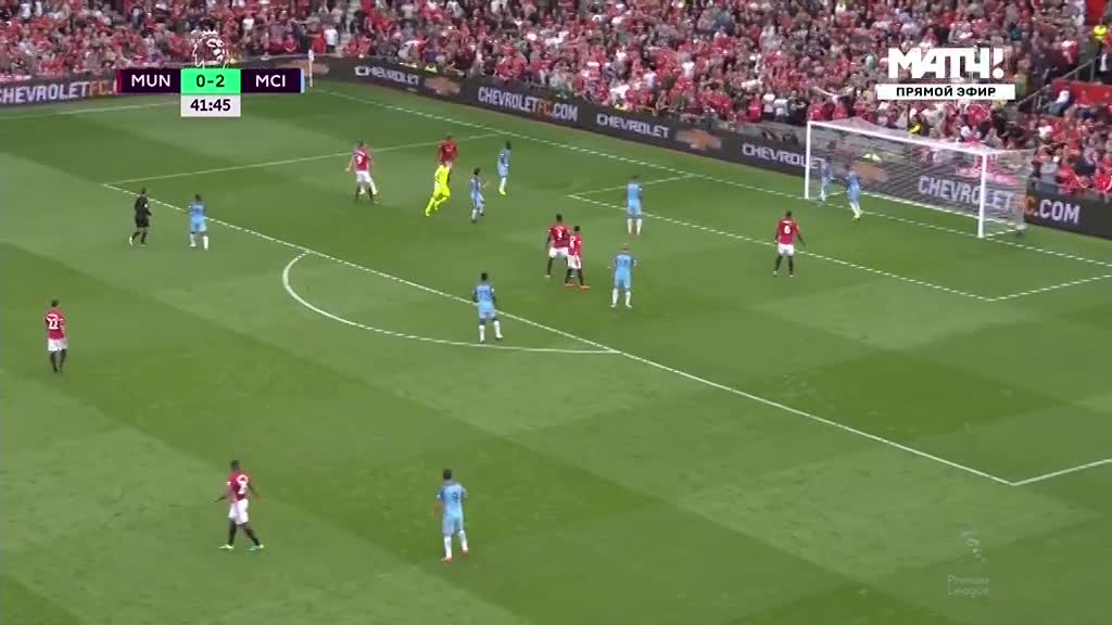 Манчестер Юнайтед - Манчестер Сити 1:2 видео