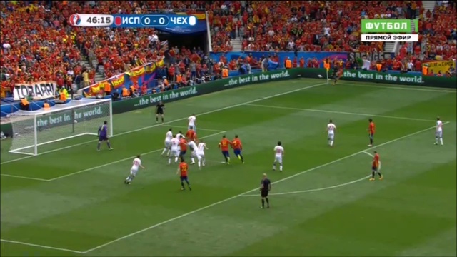 Испания - Чехия 1:0 видео