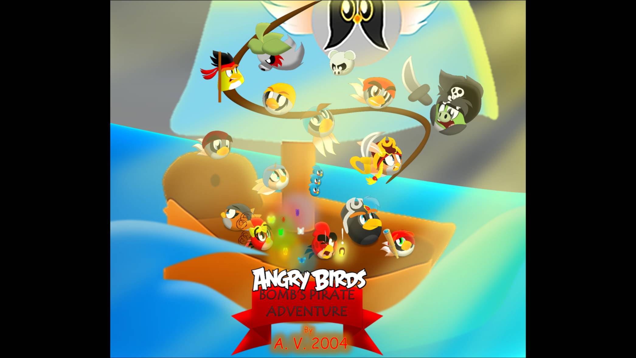 Angry Birds: Bomb′s Pirate Adventure (Злые Птички: Пиратские Приключения Бомба) (2021)