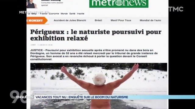 90' Enquetes - Vacances tout nu : enquete sur le boom du naturisme 2-2 - 2015