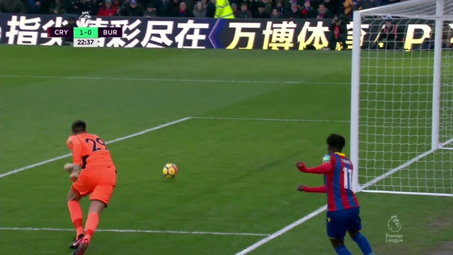 Кристал Пэлас - Бернли 1:0 видео
