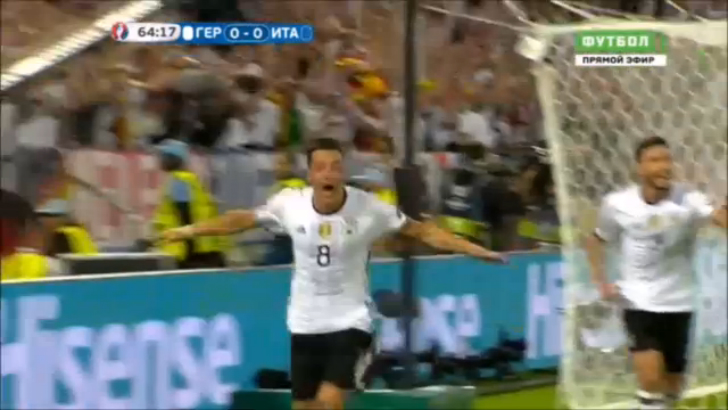 Германия - Италия 1:1 (пен. 6:5) видео