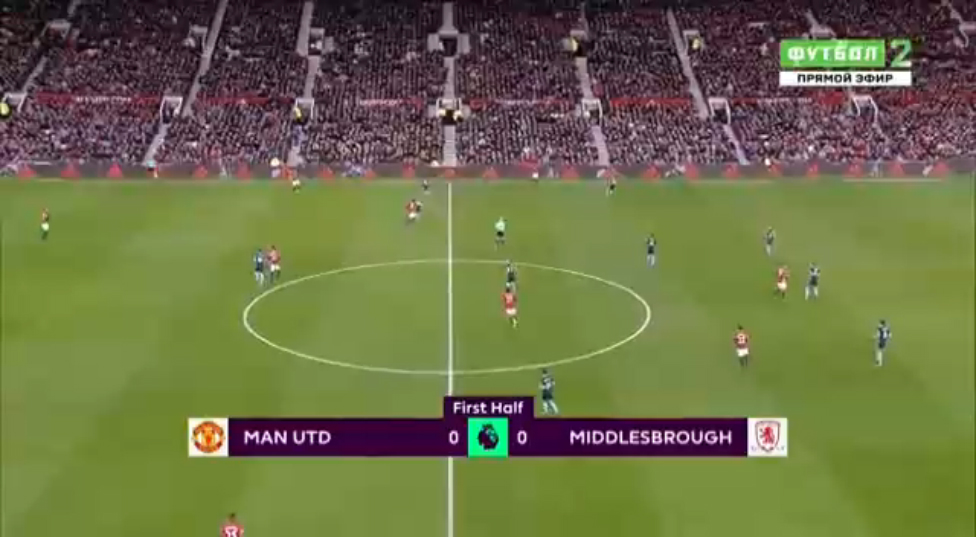 Манчестер Юнайтед - Мидлсбро 2:1 видео