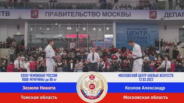 Чемпионат России 2023, Мужчины 80 кг