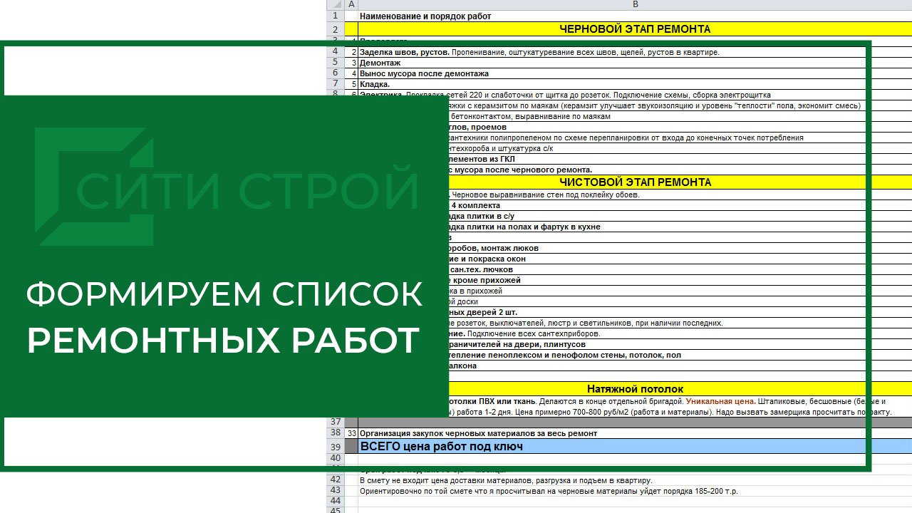 Как мы создаём сметы – смотреть онлайн все 7 видео от Как мы создаём сметы  в хорошем качестве на RUTUBE