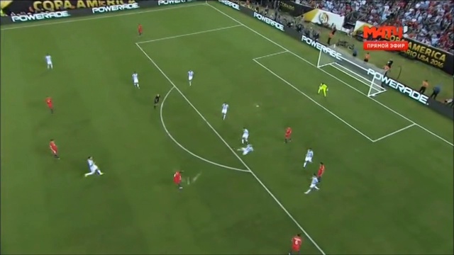 Аргентина - Чили 0:0 (пен. 2:4) видео