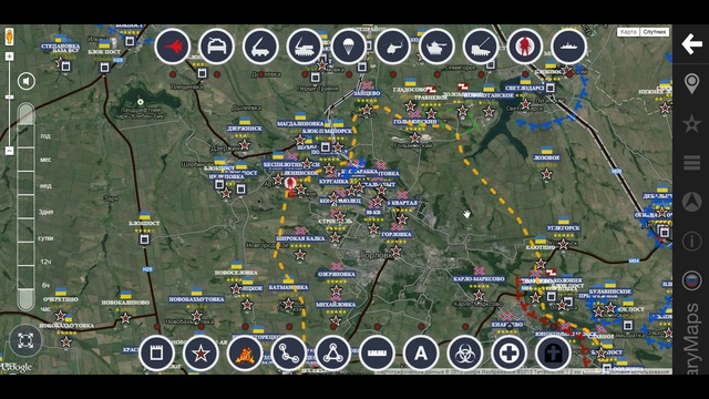 Онлайн милитари мапс карта боевых действий онлайн