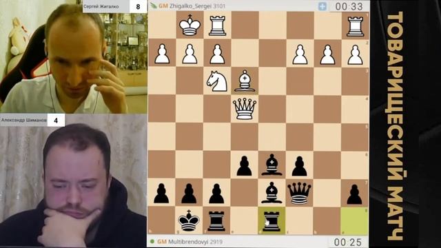 GM Александр Шиманов vs GM Сергей Жигалко // Матч 22.11.2022