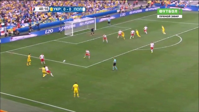 Украина - Польша 0:1 видео