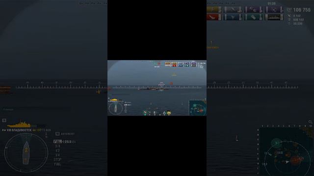 Советский линкор Владивосток.Игра World of Warships