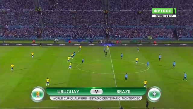 Уругвай - Бразилия 1:4 видео