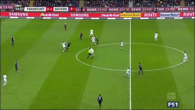 Айнтрахт Франкфурт - Бавария 0:1 видео